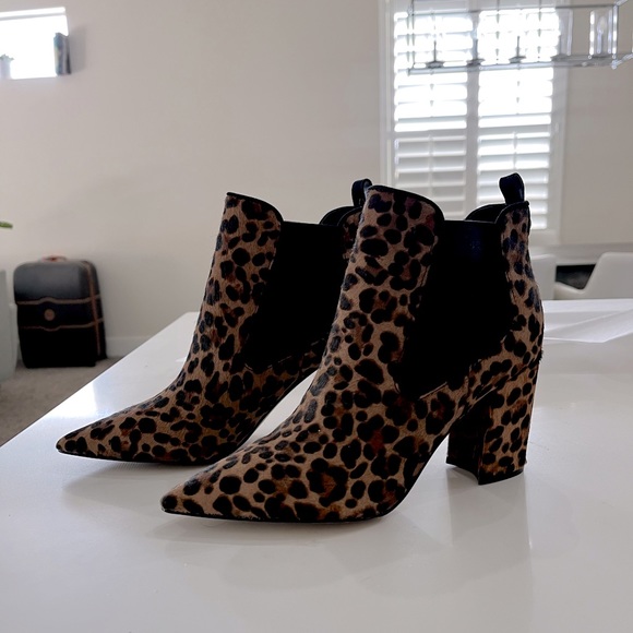 Shoes | Sale Womens Cheetah Boots Size 6 | Poshmark